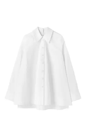 JIL SANDER Oversized Cotton Shirt - White