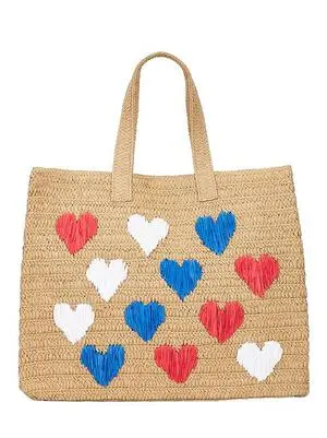 BTB LOS ANGELES Be Mine Tote - Sand Patriot