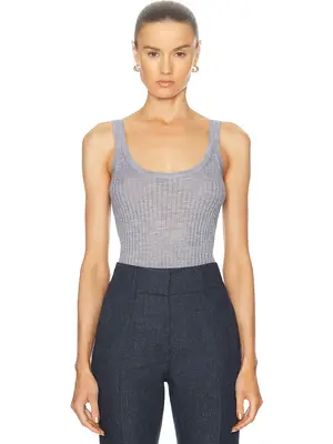 Gabriela Hearst Nevin Tank Top - Heather Grey
