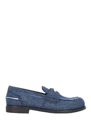 Miu Miu Penny Loafers - Denim