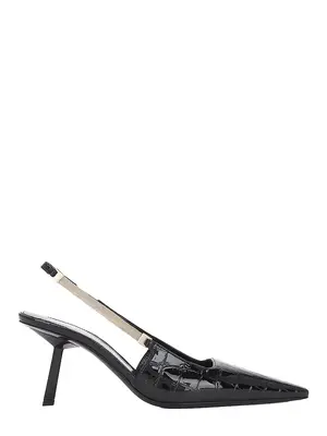 Saint Laurent Blake Slingback Pump - Noir