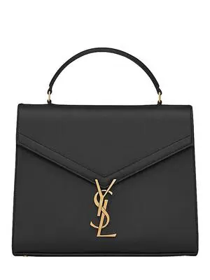 Saint Laurent Cassandra Top Handle Bag - Black
