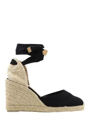 CastaÑer Carina 90mm Espadrilles - Black