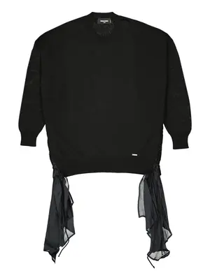 Dsquared2 Cotton Sweater - Black