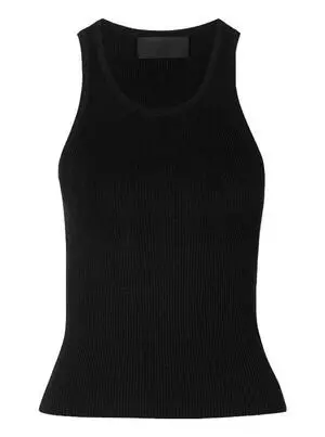 NILI LOTAN Nili Lotan Lottie Ribbed Silk Tank