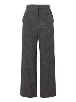 THE ROW Gandal Straight-leg Wool Pants - Gray
