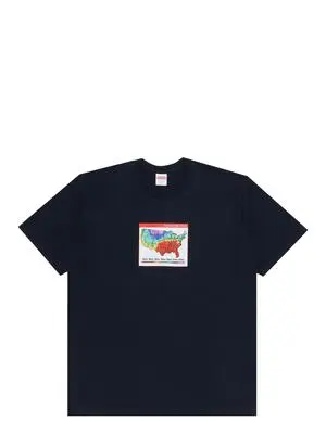 Supreme Weather Tee 'navy - Blue