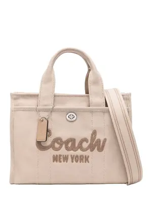 Coach Coach Canvas Cargo Tote Neutrals