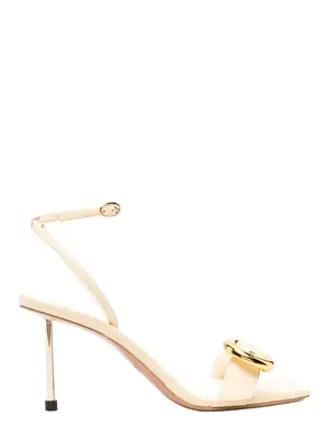 Jacquemus 100mm Les Sandales Regalo Sandals - Neutrals