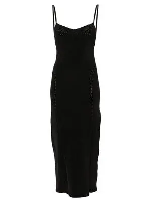 Jacquemus La Robe Fiesta Midi Dress - Black