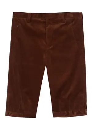 RIER Corduroy Bermuda Shorts - Brown