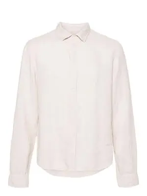Zadig&Voltaire Stan Linen Shirt - Neutrals