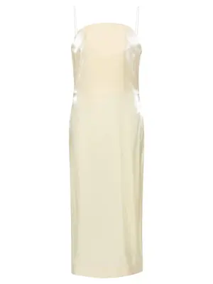 Jacquemus La Robe Carino Midi Dress - Yellow