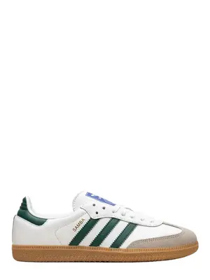 Adidas Samba Collegiate Green Sneakers - White