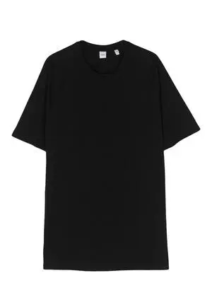 Aspesi Crew-neck Cotton T-shirt - Black