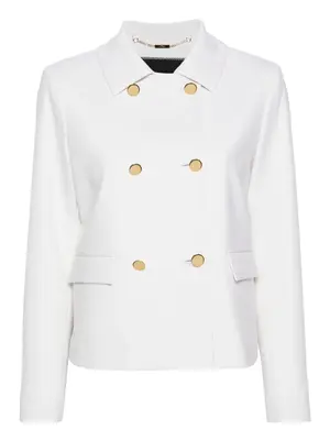 Kiton Double-breasted Jacket - White