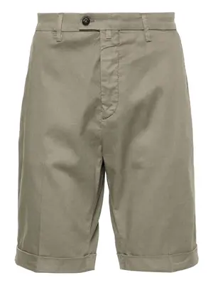 Corneliani Gabardine Chino Shorts - Grey