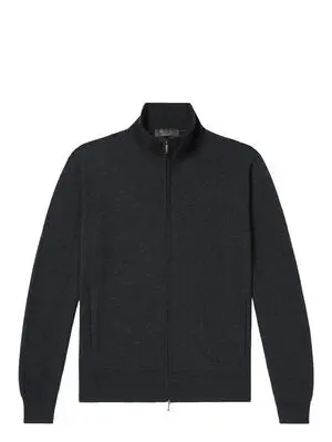 Loro Piana Cashmere Zip-up Sweater - Gray