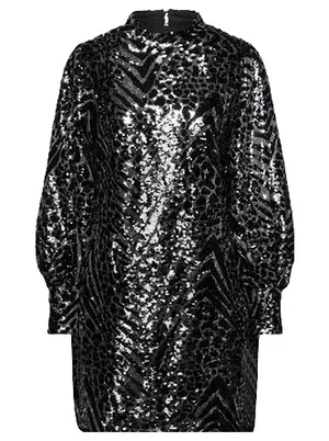 The Kooples Mini Sequined Dress - Black