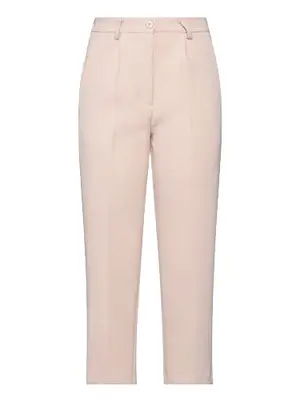 VICOLO Straight-leg Cropped Pants - Pink