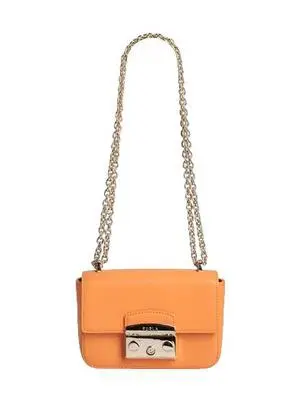 Furla Calfskin Shoulder Bag - Orange