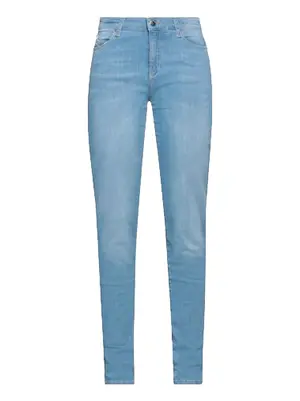 Emporio Armani Skinny Jeans With Logo - Blue