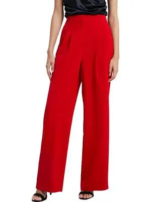 French Connection French Connection Harrie Wide Leg Suiting Pants Mars Red