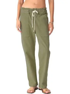 Electric & Rose Electric & Rose Easy Stretch Cotton Drawstring Pants Olive