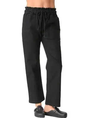 Electric & Rose Electric & Rose Easy Stretch Cotton Drawstring Pants Onyx