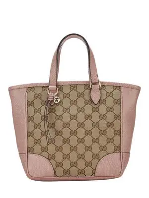 Gucci Small Original GG Canvas Bree Tote Bag Pink