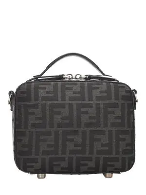 Fendi Zucca Canvas Suitcase Mini Brown