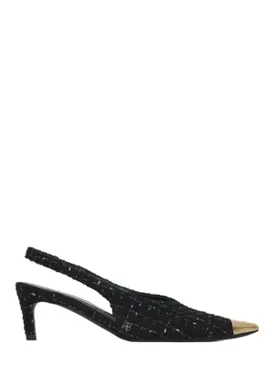 ANINE BING Nina Slingback Pumps - Black