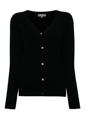 N.peal Lara Cashmere Cardigan - Black