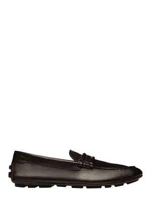 Bally Kerbs Leather Driving Loafers - Brown