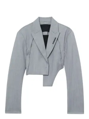 HELIOT EMIL HELIOT EMIL Asymmetric Virgin Wool Blazer