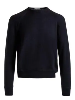 Bally Cashmere-silk Crew-neck Jumper - Blue