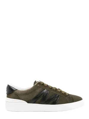 Moncler Monaco Suede Sneakers - Green