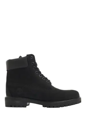 Timberland Panelled Suede Ankle Boots - Black