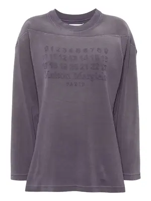 MAISON MARGIELA Numbers Logo T-shirt - Purple