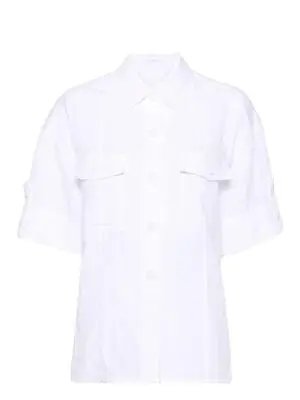 3.1 Phillip Lim Panelled Short-sleeve Shirt - White