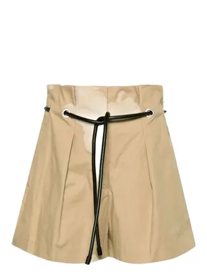 3.1 Phillip Lim Origami Belted Shorts - Neutrals
