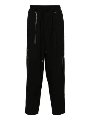 MASTERMIND WORLD Beaded-skulls Wool Trousers - Black