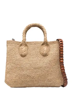 IBELIV Rary Raffia Tote Bag - Neutrals
