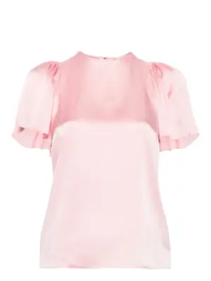 LANVIN Lanvin Flutter-Sleeve Silk Blouse