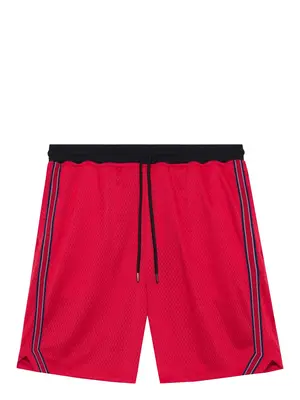 John Elliott Stripe-detail Mesh Shorts - Red