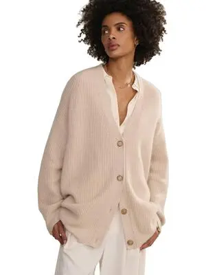 Jenni Kayne Cashmere Cocoon Cardigan - Oatmeal