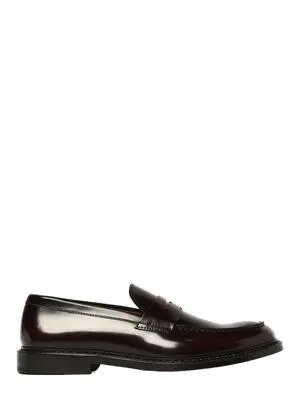 DOUCAL'S Doucal's Leather Loafers Brown