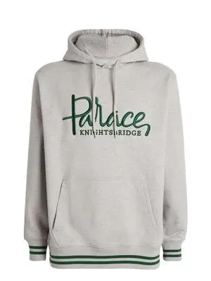PALACE Palace X Harrods Embroidered Logo Hoodie Gray