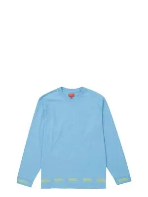 Supreme Signature Long Sleeve Top - Blue