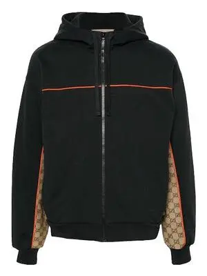 Gucci Contrast Insert Jacket - Black